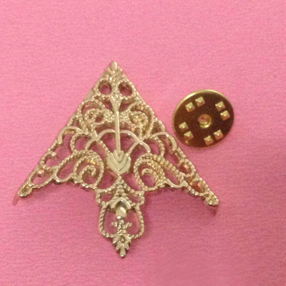 Hollow Pattern Collar Pins – Gentleman Jewelry Station